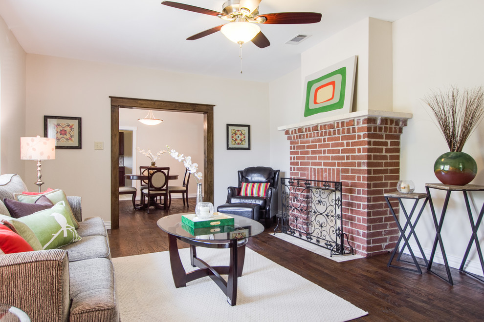 Elsbeth - OakCliff Dallas - Traditional - Living Room - Dallas - by ...