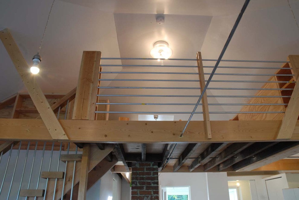 EMT Tube Railing for Loft - Modern - Living Room - New York - by Yaron ...