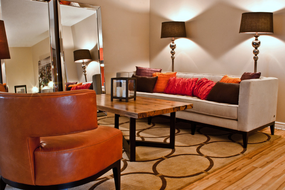 Entertaining Space Eclectic Living Room Toronto By Laura