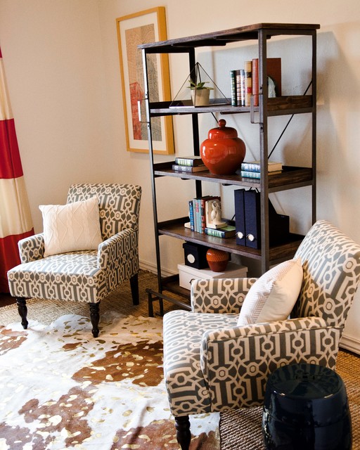 Entry & Sitting - Moderne - Salon - Oklahoma City - par Modern Whimsy ...