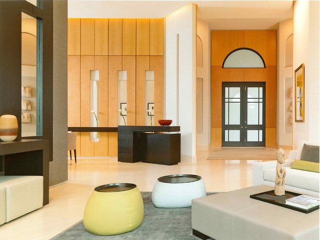 Entry / Bar - Contemporain - Salon - Boston - par ZEN Associates, Inc ...