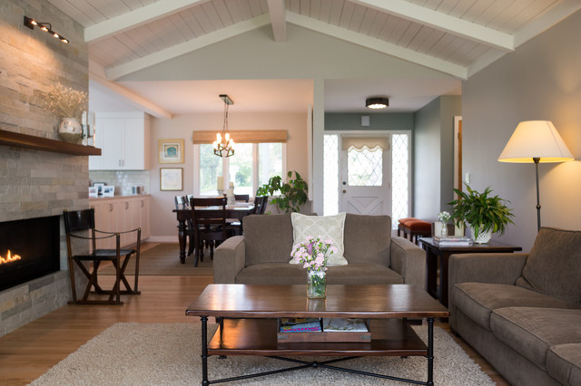 Entry into Living Room After - Contemporary - Living Room - San ...