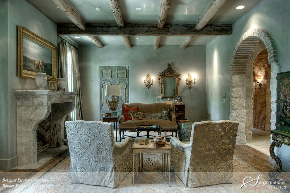 European Farmhouse - Farmhouse - Living Room - Houston - by Segreto ...