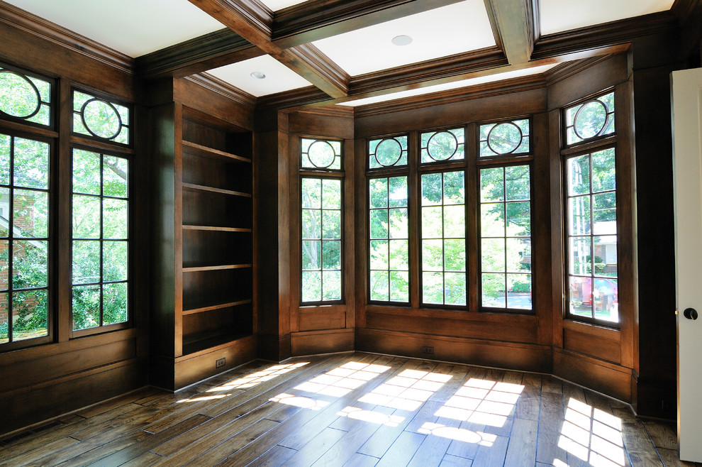 European Manor - Traditional - Living Room - Atlanta - by Dresser Homes ...