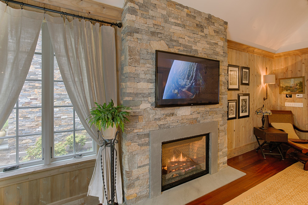 European Style Home with Natural Thin Stacked Stone Cladding ...