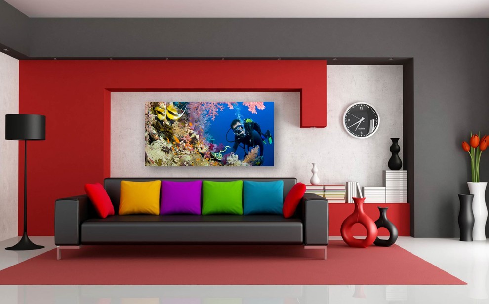 Example Wall Murals - Modern - Living Room - Other - by Limitless Walls ...