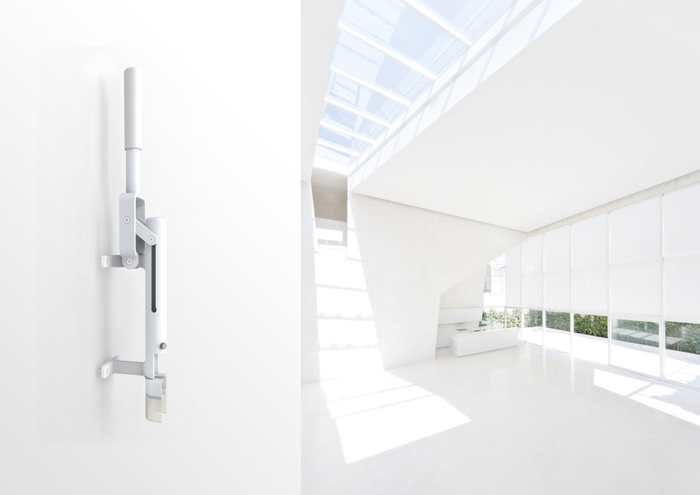 Examples of Wall Mounted Corkscrew Integration - Modern - Living Room ...