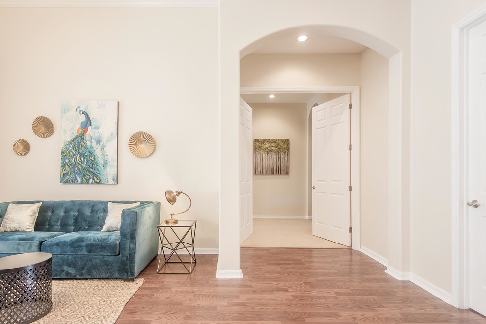 Executive Style Home in Westchase Staged With Warm Colors - Traditional ...