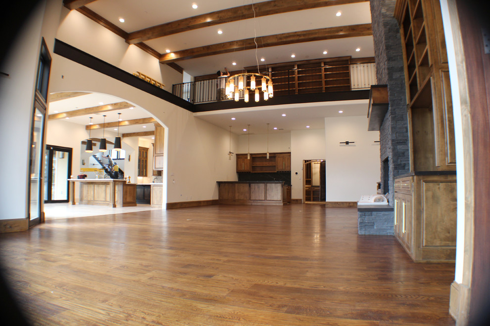 Expansive Living Room/Den - Transitional - Living Room - Dallas - by ...