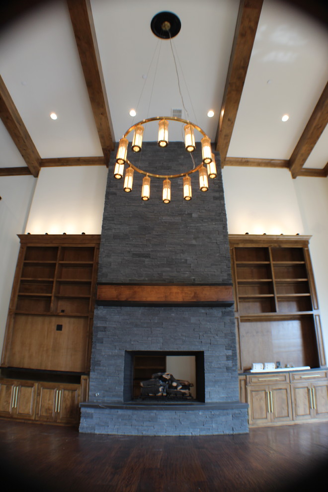 Expansive Living Room/Den - Transitional - Living Room - Dallas - by ...