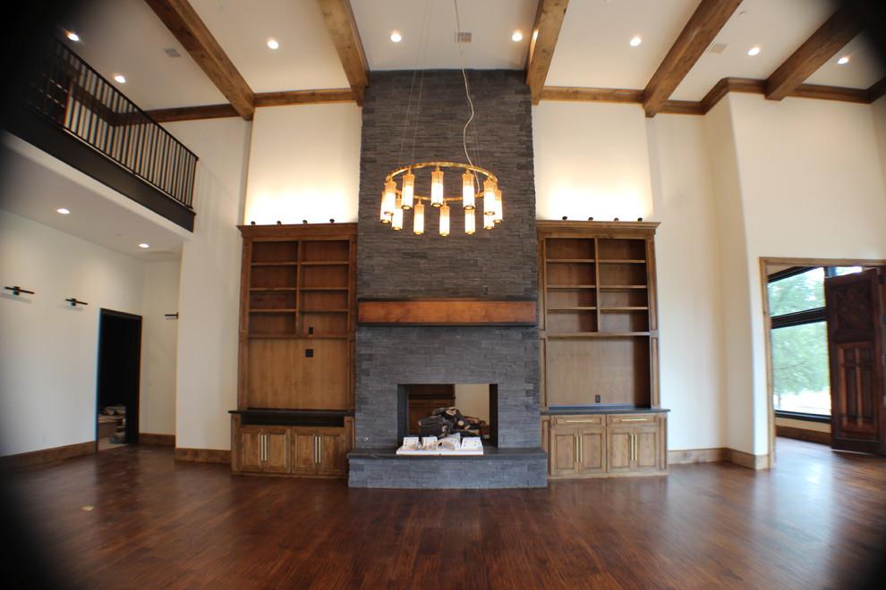 Expansive Living Room/Den - Transitional - Living Room - Dallas - by ...