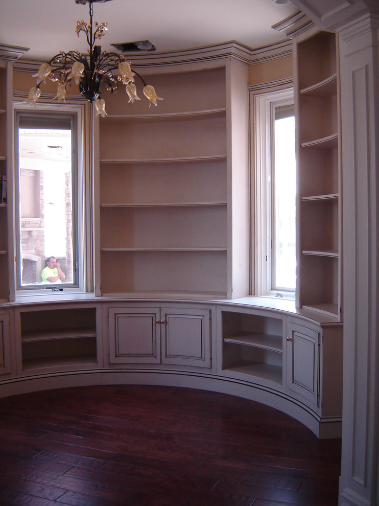 F) Santagata Round Library - Traditional - Living Room - New York - by ...