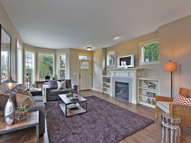Fabrycki Homes Craftsman - Craftsman - Living Room - Portland - by ...