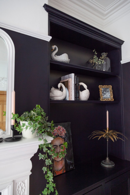 Face frame bookcase alcoves - Victorian - Living Room - Cardiff - by MY ...