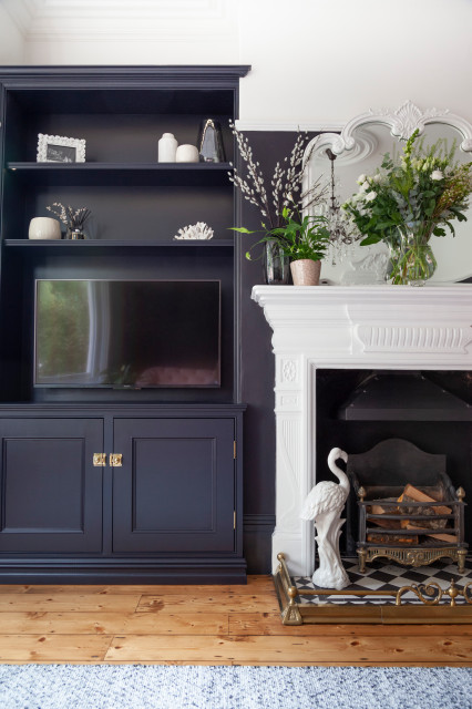 Face frame bookcase alcoves - Victorian - Living Room - Cardiff - by MY ...