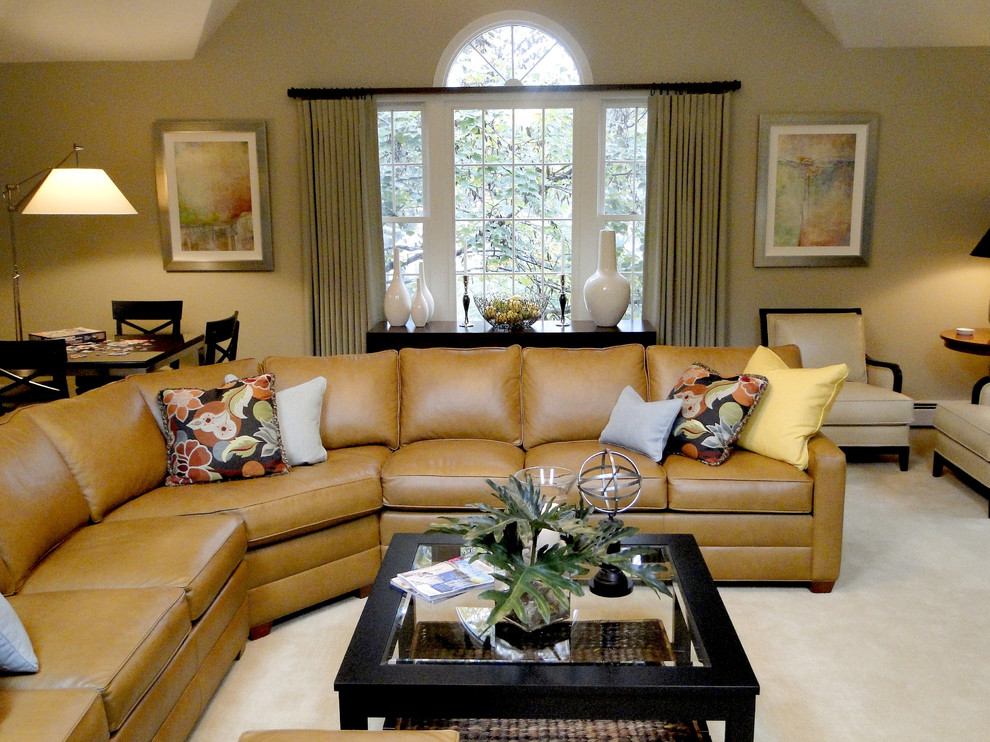 Family Room - Belmont - Traditional - Living Room - Boston - by Lenny ...