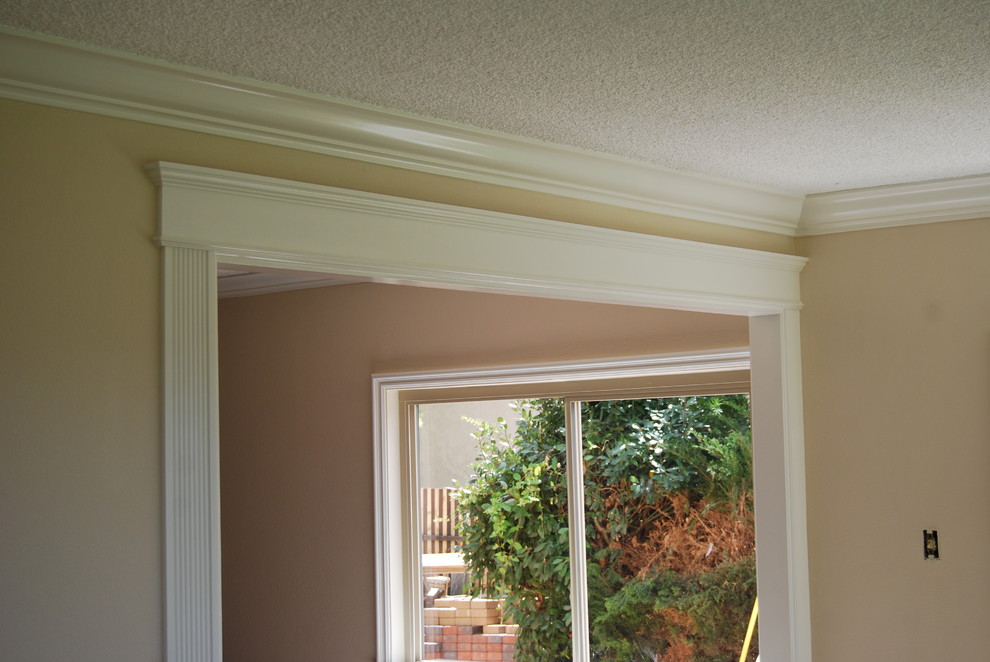 Fancy Doorframes - Craftsman - Living Room - San Diego - by TFLarkin ...
