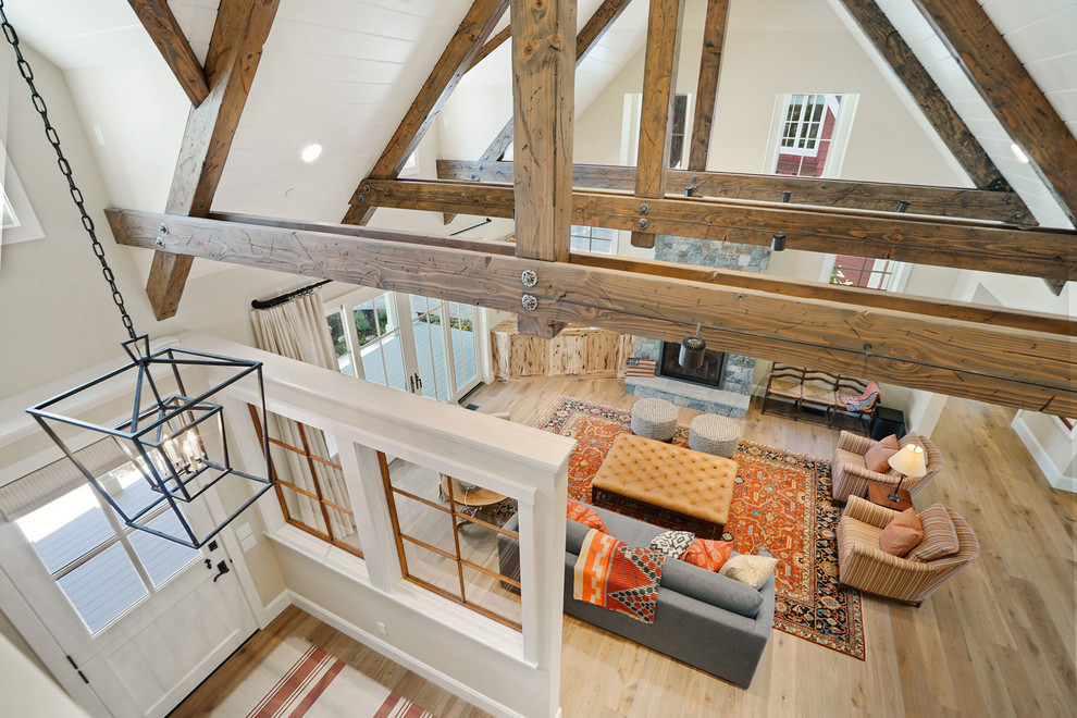 The red farmhouse - Farmhouse - Living Room - San Francisco - by LMK ...