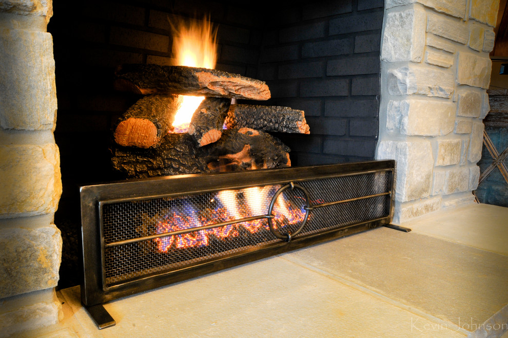 Fireplace Fenders - Transitional - Living Room - Nashville - by The ...