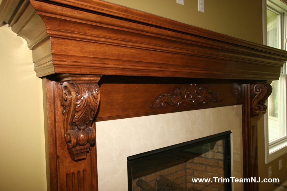 Fireplace Mantles - Salon - New York - par Trim Team NJ | Houzz