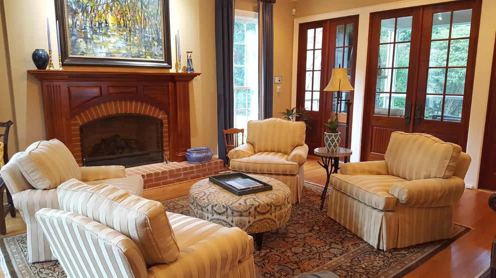 Fireplace Seating - Traditional - Living Room - Charleston - by J ...