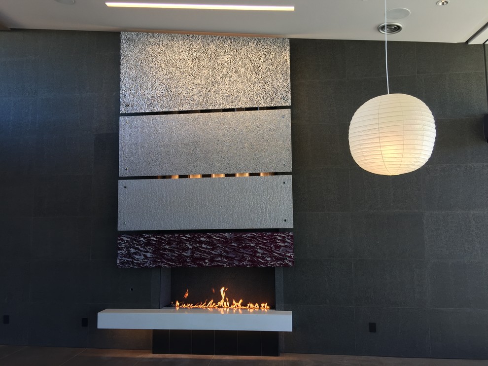Fireplaces/Cladding - Contemporary - Living Room - Phoenix - by Flux ...