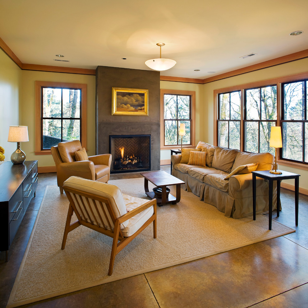 Fireplaces - Transitional - Living Room - Portland - by Emerick ...