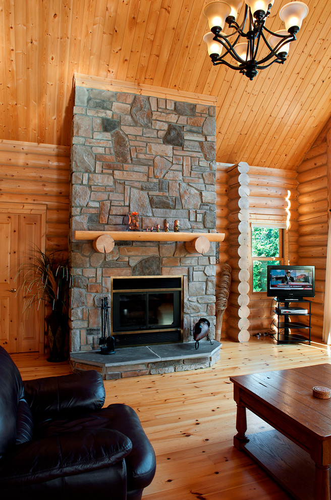 Fireplaces - Rustic - Living Room - Ottawa - by Merkley Supply | Houzz