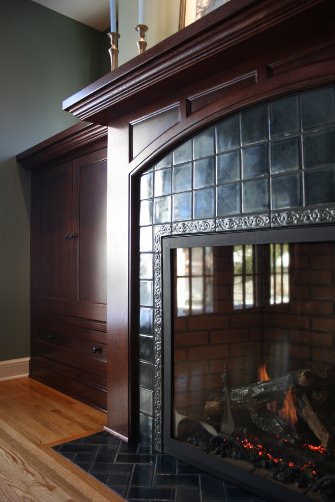 Fireplaces - Craftsman - Living Room - by North Prairie Tileworks | Houzz