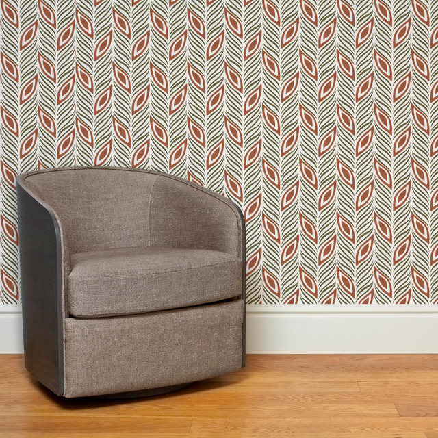 First Impression Hand-Block Printed Wallpaper Collection - Transitional ...