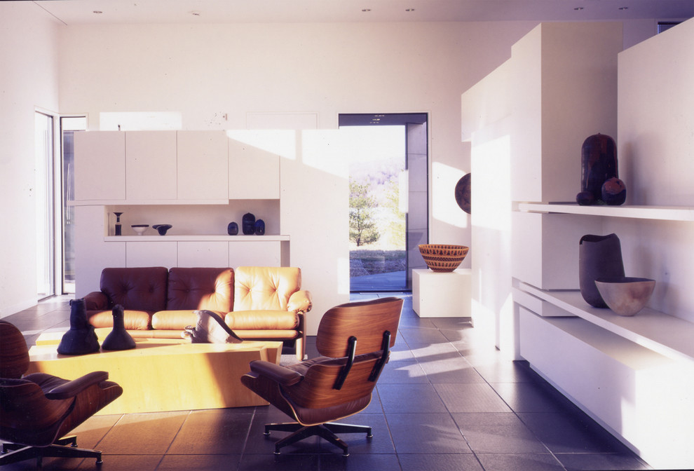 Fisher House - Contemporary - Living Room - New York - by David Ling ...