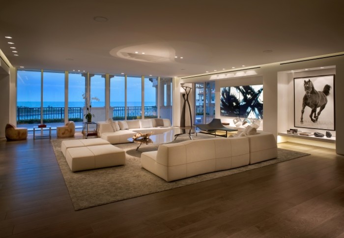 Fisher Island Residence 2 - Contemporary - Living Room - Miami - by ...