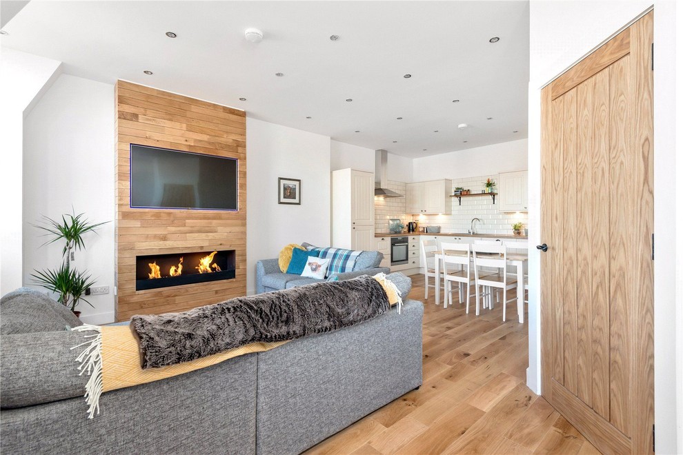 Flat Alterations and Renovation, Leith - Modern - Living Room ...