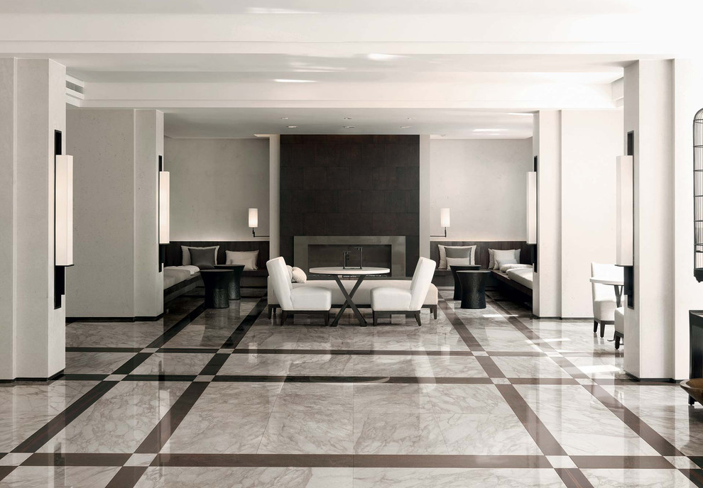 Florim Porcelain Tiles - Living Room - New York - by European Granite ...