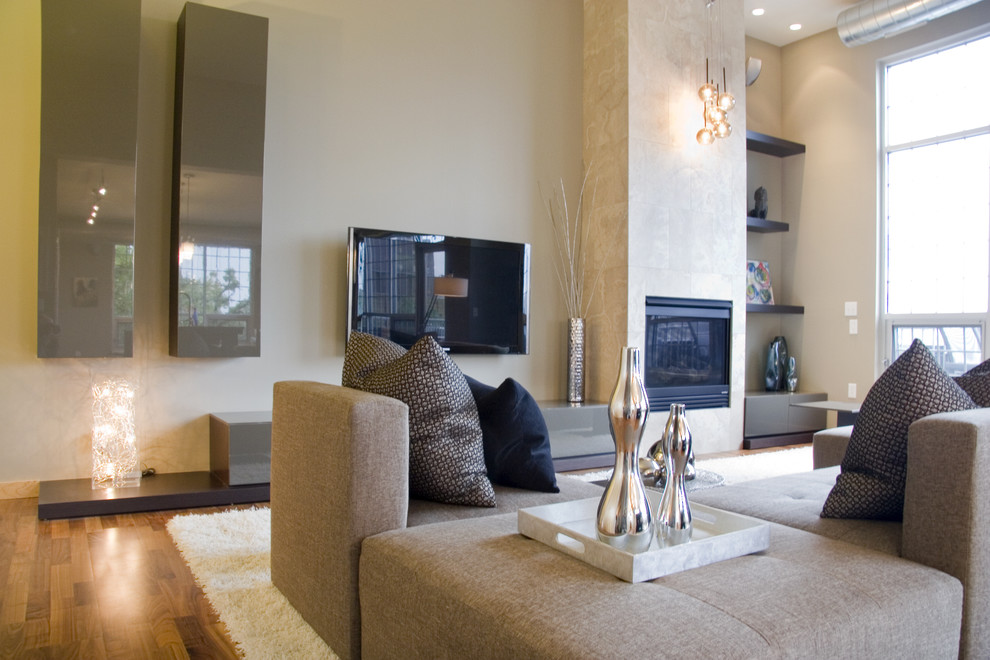 Flour Stacks Penthouse - Contemporary - Living Room - Minneapolis - by ...