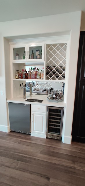 Fontana Bar and Wine built-in Niche Alcove - Living Room - Los Angeles ...
