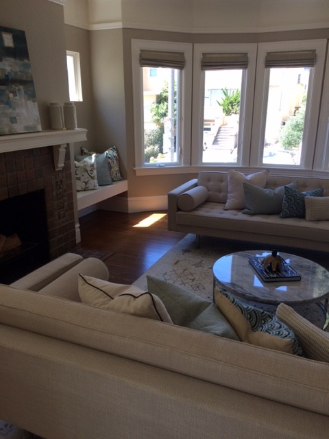Forest Side home - Living Room - San Francisco - by JV Staging, LLC | Houzz