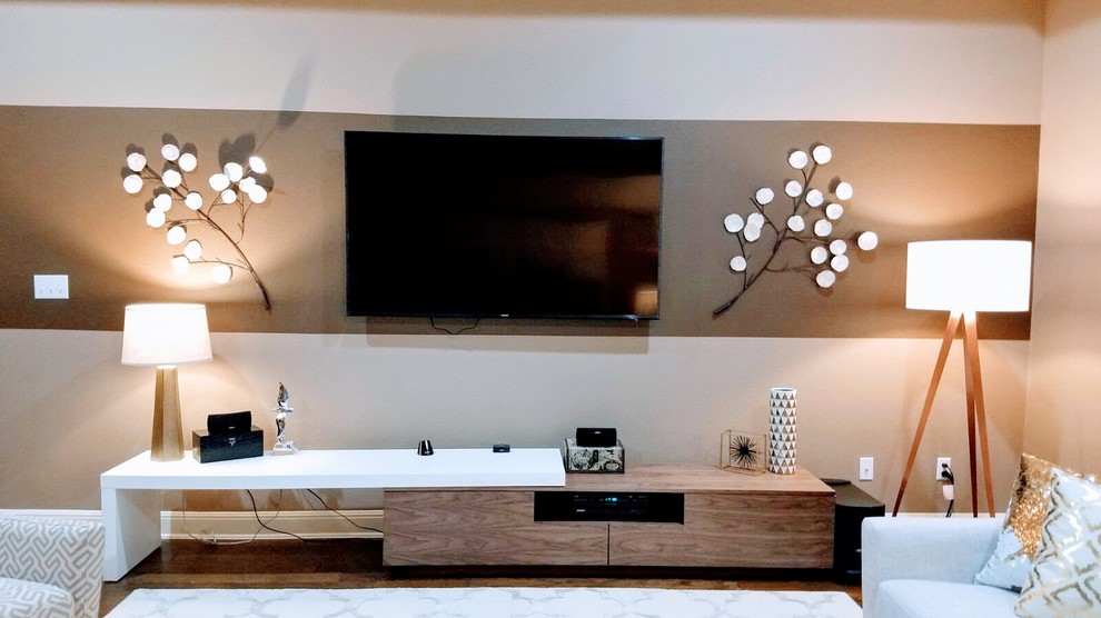 Formal Living Room Accent Wall - Modern - Living Room - Austin - by ...