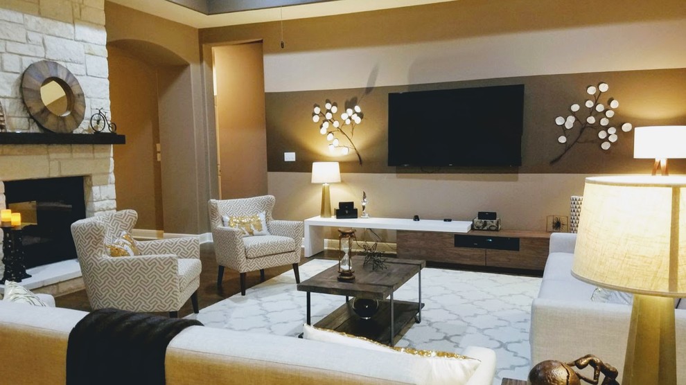 Formal Living Room - Modern - Living Room - Austin - by Afka Designs ...