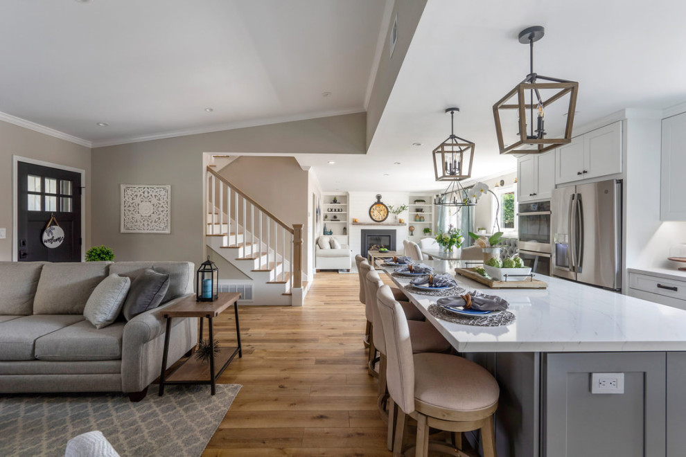 Framhouse Modern - Farmhouse - Living Room - San Francisco - by Alina ...