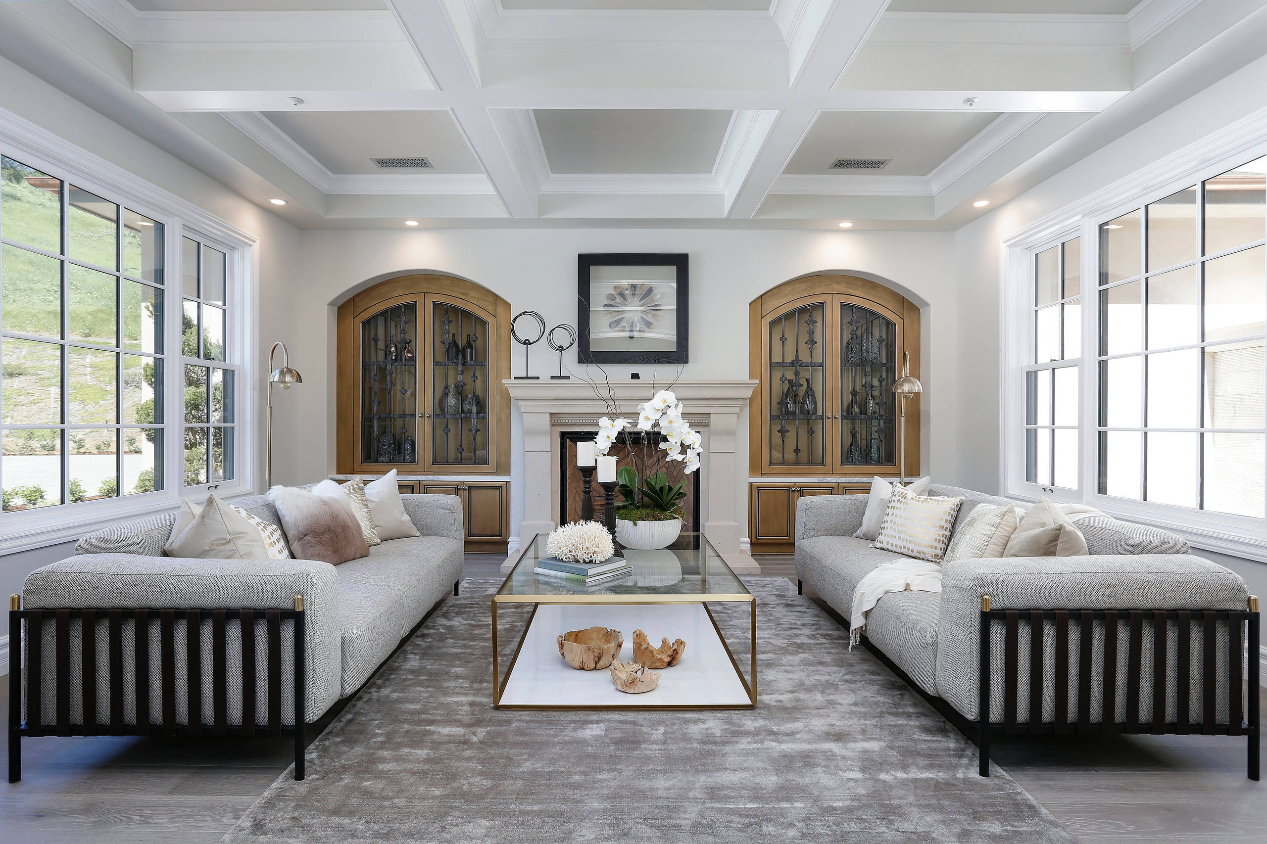 French gray living room store