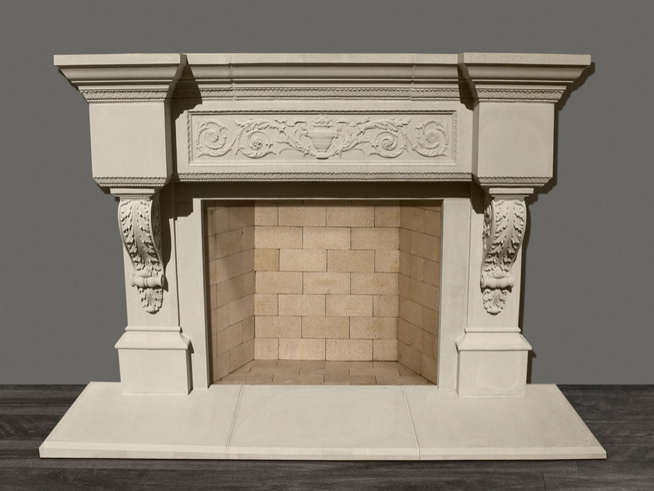 French Fireplace Mantel Styles - Eclectic - Living Room - Oklahoma City ...