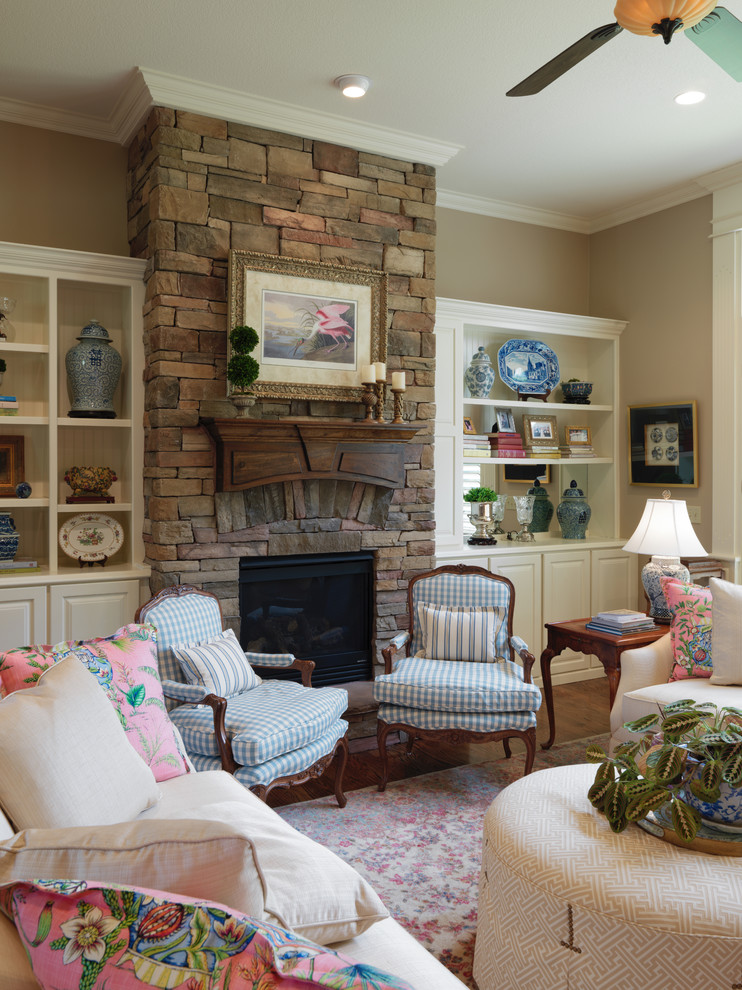 French Influential Redesign - Traditional - Living Room - Other - by ...