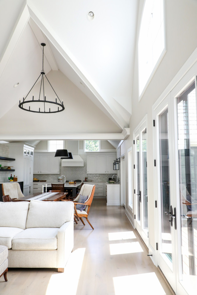 French Inspired Cottage - Living Room - Milwaukee - by Lowell Custom ...