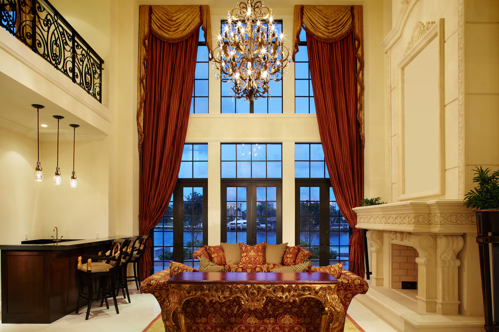 French Regency Chateau - Traditional - Living Room - Miami - by ...