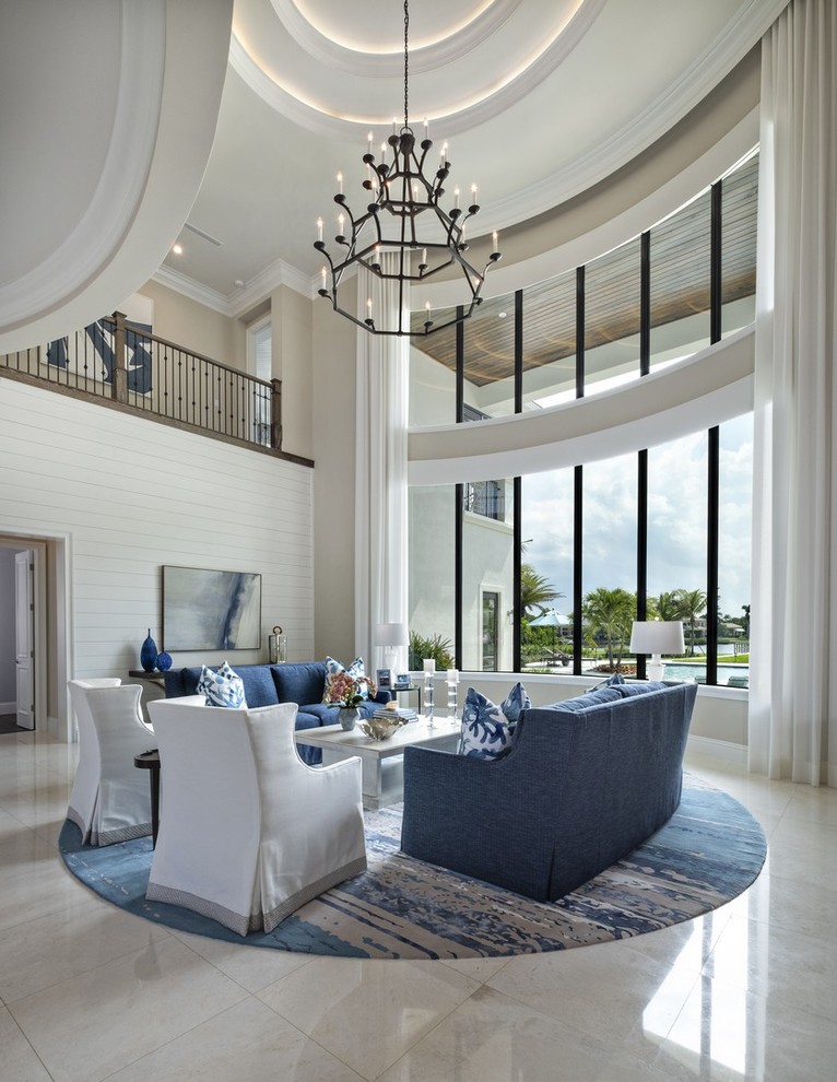Frenchman's Harbor Client - Beach Style - Living Room - Miami - by St ...