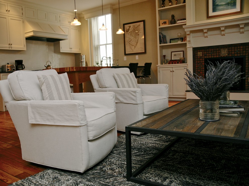 Frenchtown Loft Apartment - Traditional - Living Room - Philadelphia ...