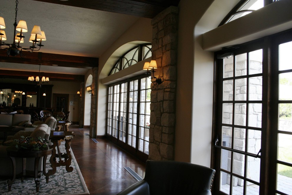 Front Entry Doors - Traditional - Living Room - Chicago - by Mark Eric ...