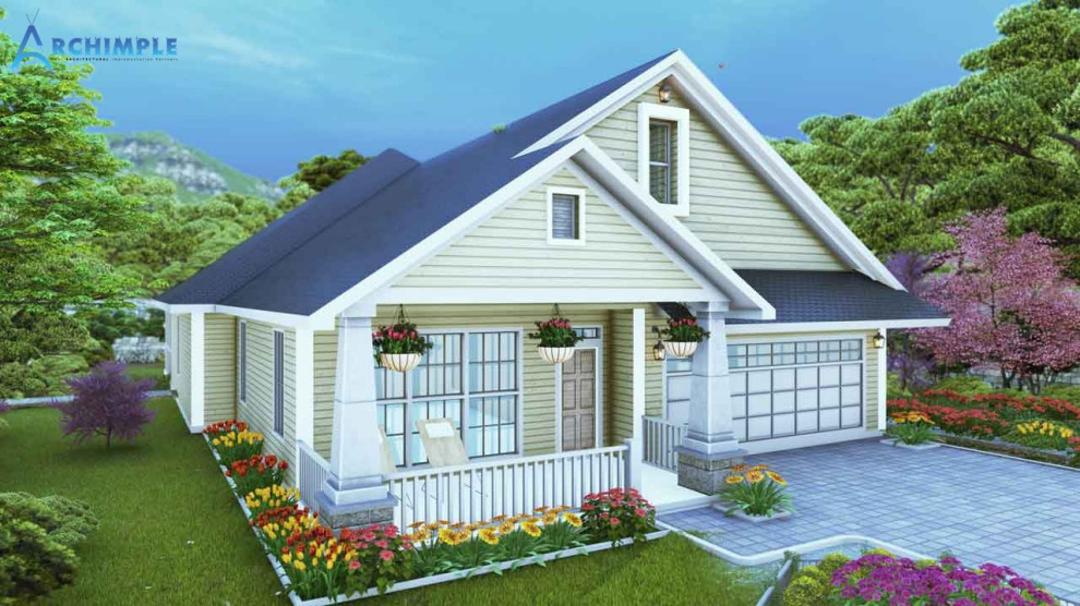 Front Right Side Exterior - Modern - Living Room - Little Rock - by ...