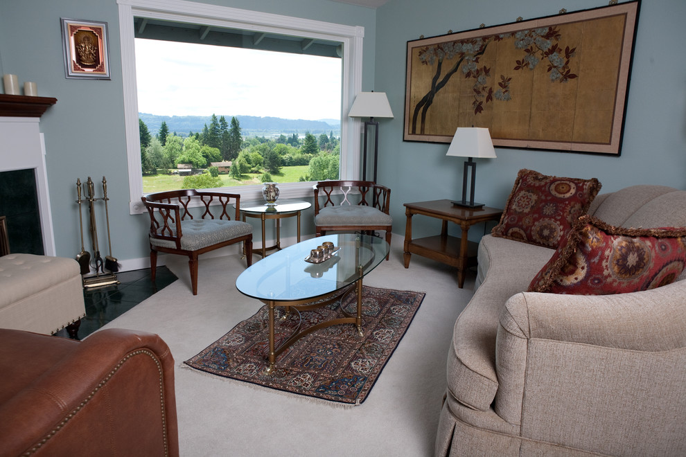 Front Room Redesign - Transitional - Living Room - Portland - by ...